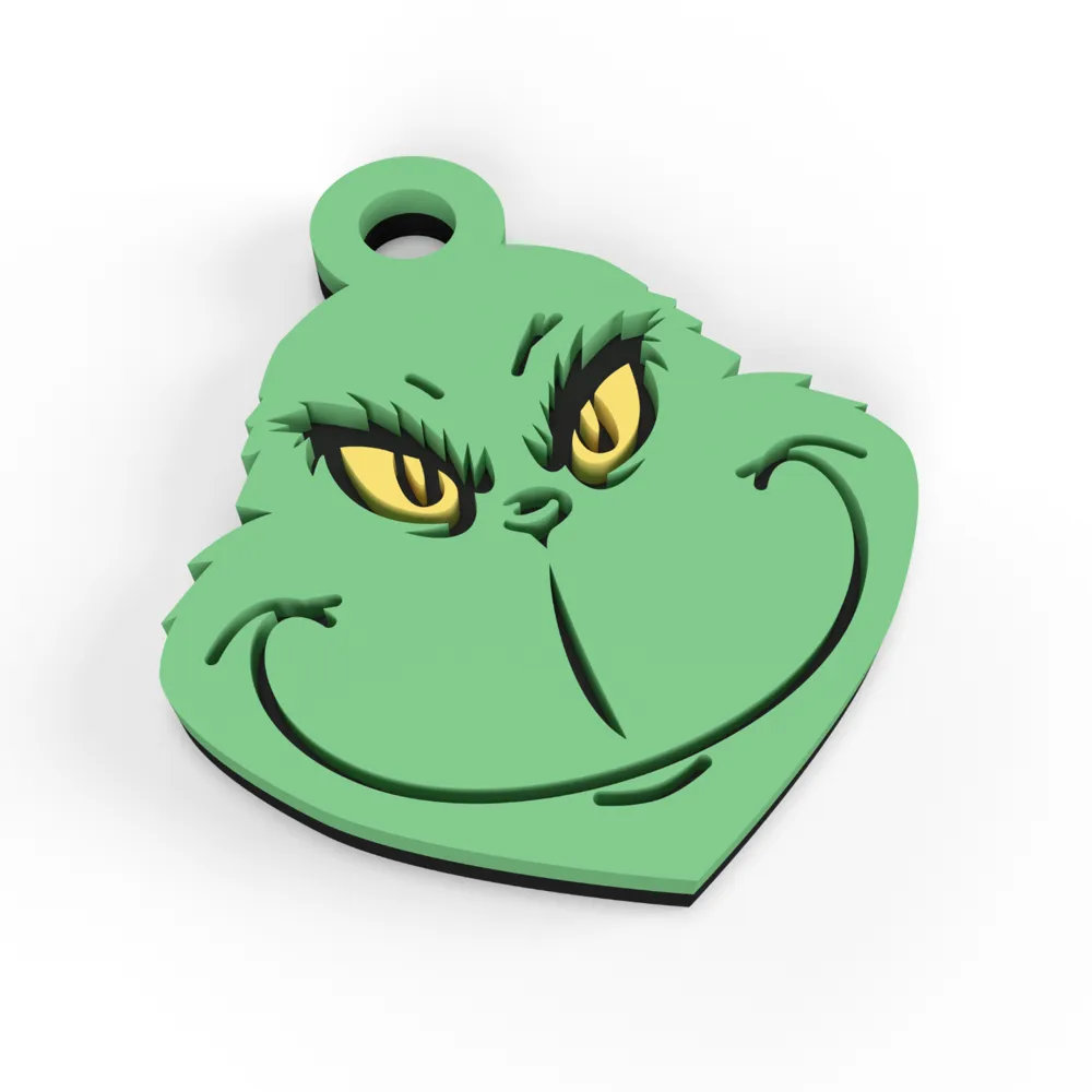 The Grinch keychain by nicodeimos - MakerWorld