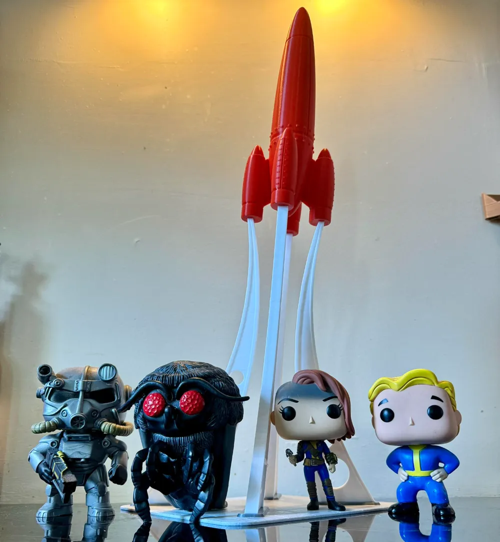 Fallout Red Rocket Mega Sign by Faran3D - MakerWorld