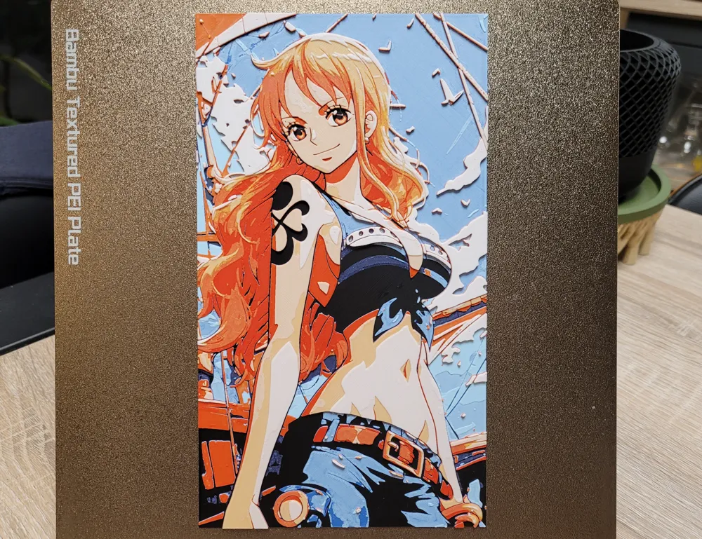 Nami - One piece Hueforge_CM_132x235 by Vincent111 - MakerWorld