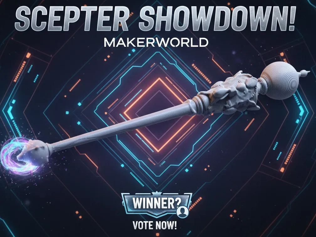 Sceptre Royal / Sceptre – Cosplay & Présentation - Modèle d'Impression ...