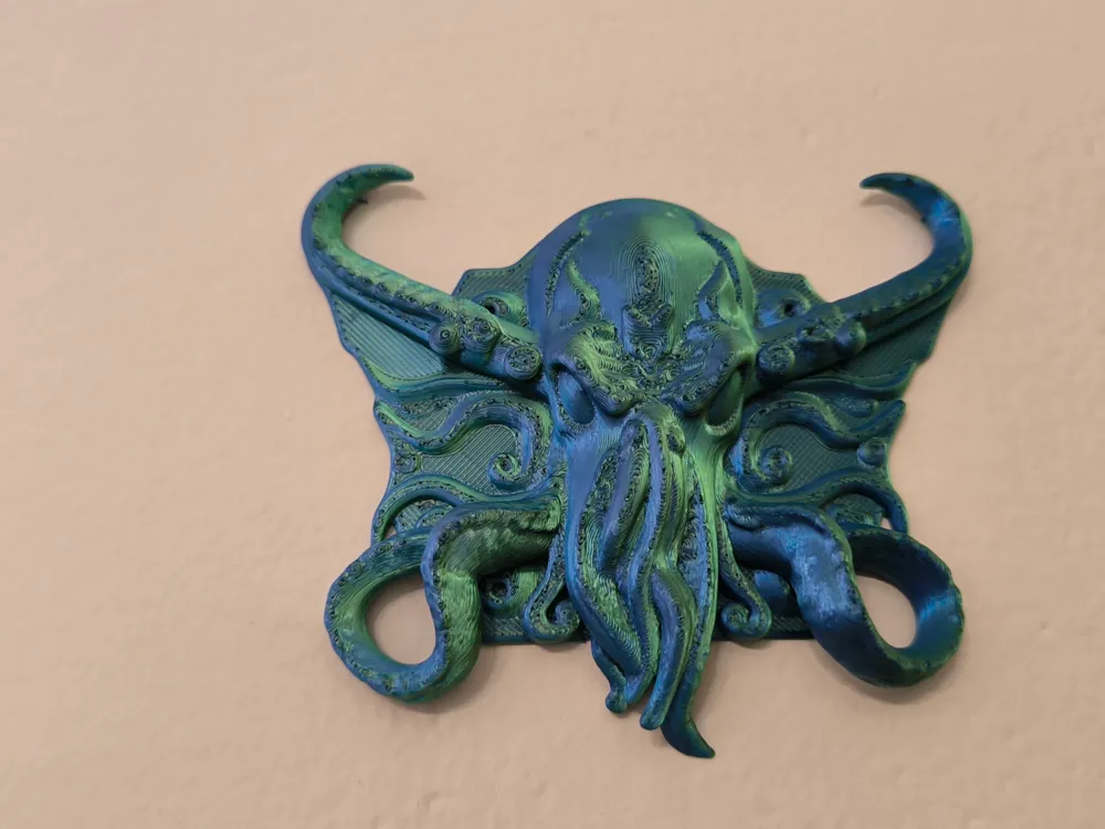 Cthulhu wall Decor by RUMcajzMakerWorld: Download Free 3D Models