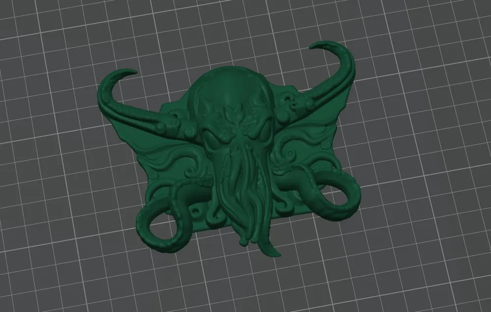 Cthulhu wall Decor by RUMcajzMakerWorld: Download Free 3D Models