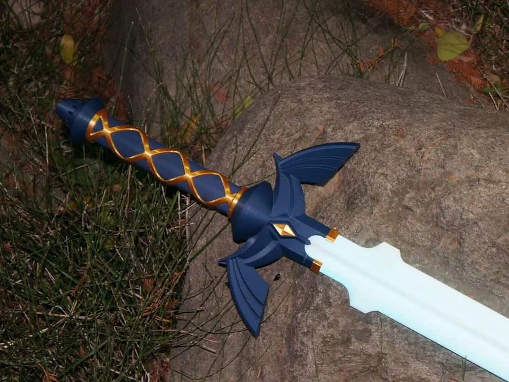 Lightening Zelda Master Sword 100cm by 卡卡 MakerWorld: Download Free 3D ...