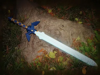 Lightening Zelda Master Sword 100cm by 卡卡 MakerWorld: Download Free 3D ...