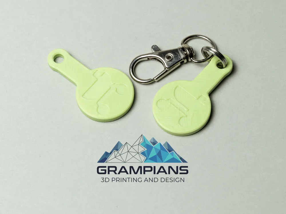 Australian Trolley Token / Shopping Key - Free 3D Print Model - MakerWorld