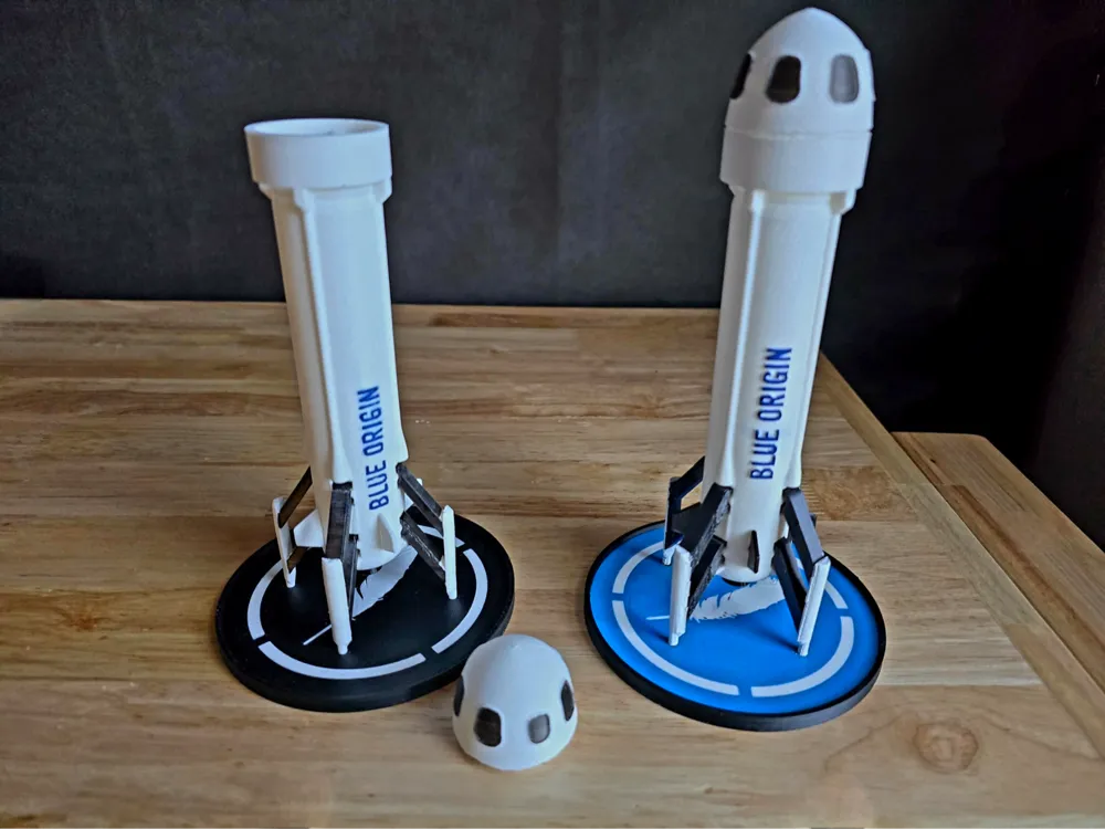 Blue Origin's New Shepard Rocket - Free 3D Print Model - MakerWorld