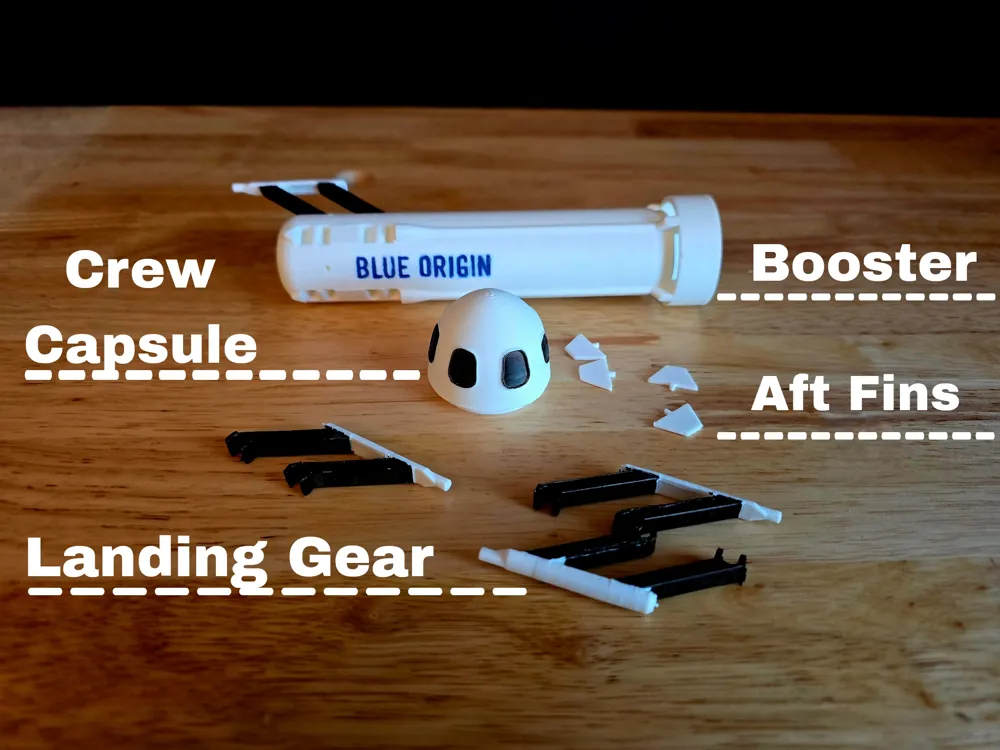 Blue Origin's New Shepard Rocket by SilvestreDesignLab MakerWorld ...