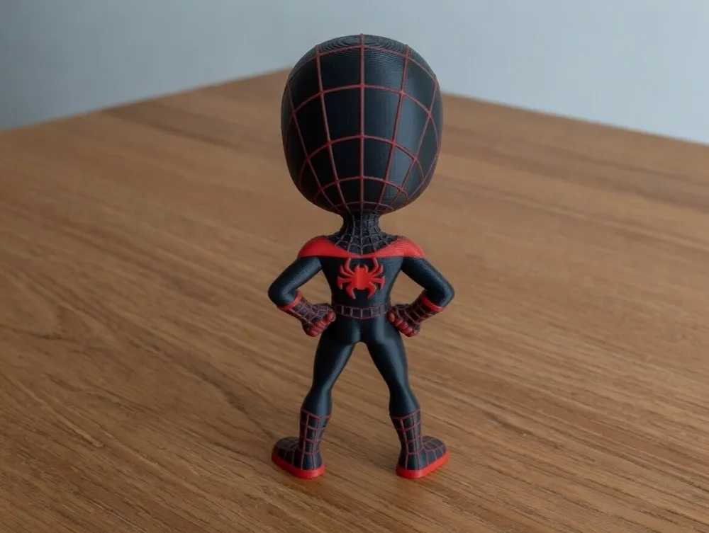 Miles Morales Mini Figure | Marvel Spiderman - Free 3D Print Model ...