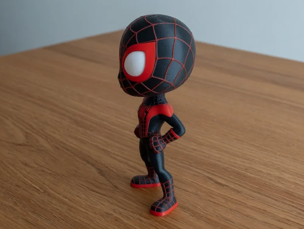 Miles Morales Mini Figure | Marvel Spiderman - Free 3D Print Model ...