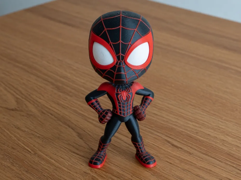 Miles Morales Mini Figure | Marvel Spiderman - Free 3D Print Model ...