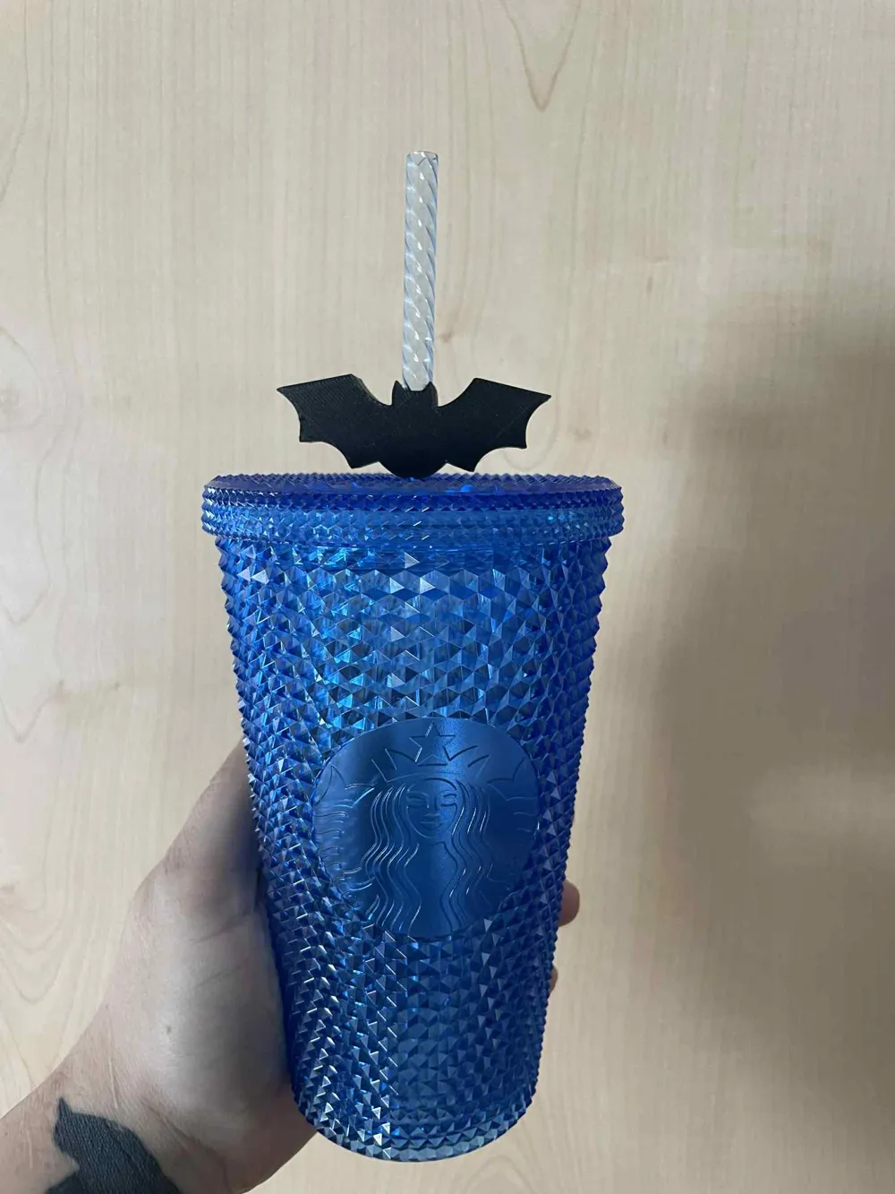 Bat Straw Topper - Free 3D Print Model - MakerWorld