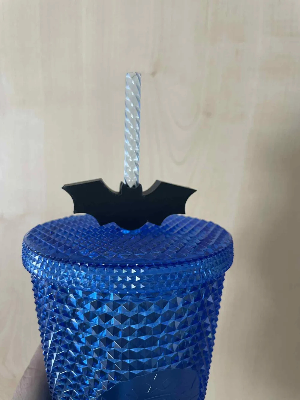 Bat Straw Topper - Free 3D Print Model - MakerWorld