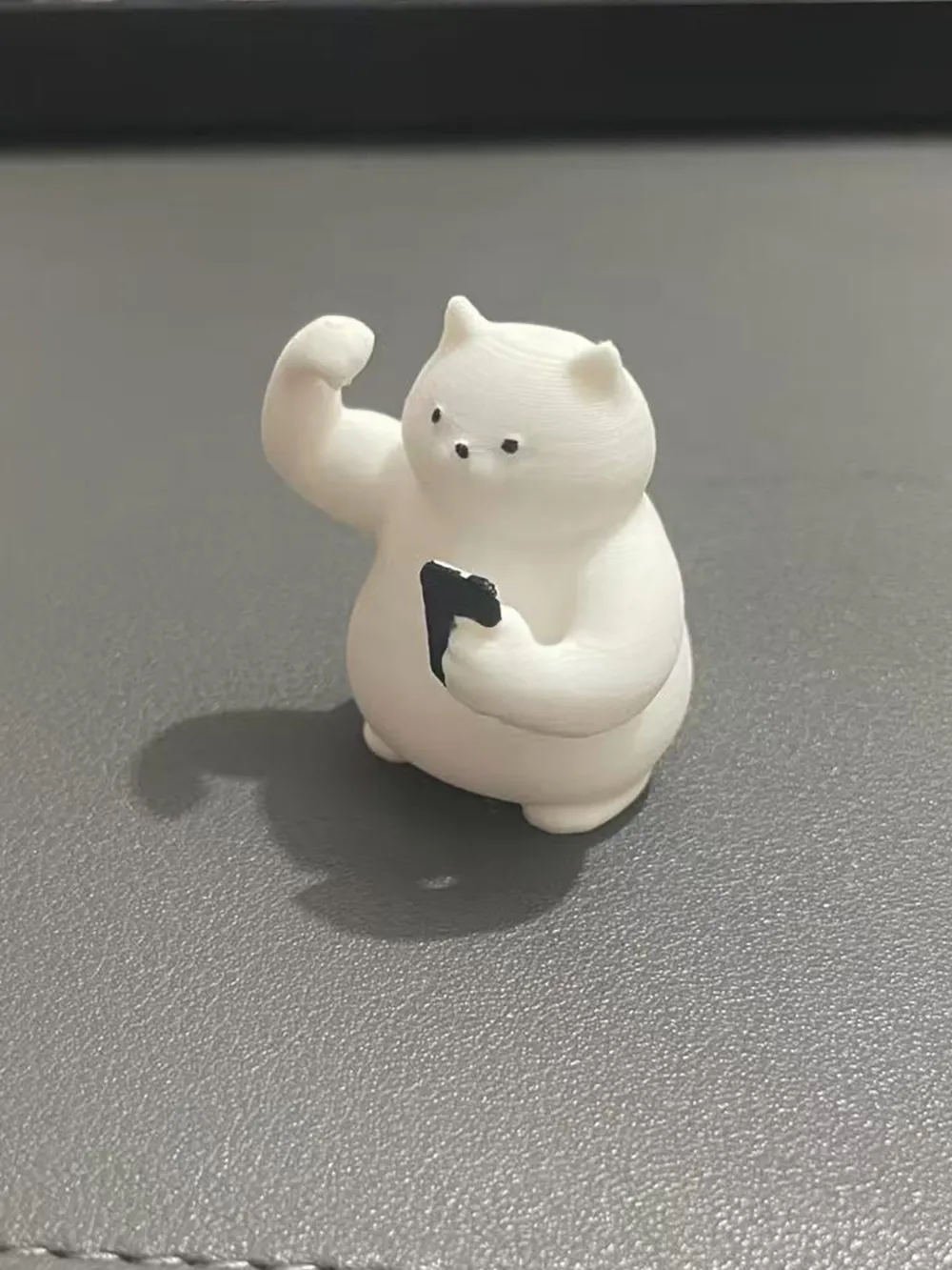 Cats flexing muscles by 猫猫集会 MakerWorld: Download Free 3D Models