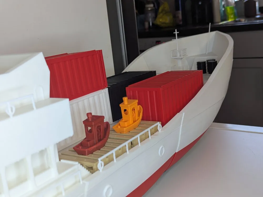 Benchy Cargo Ship - Free 3D Print Model - MakerWorld