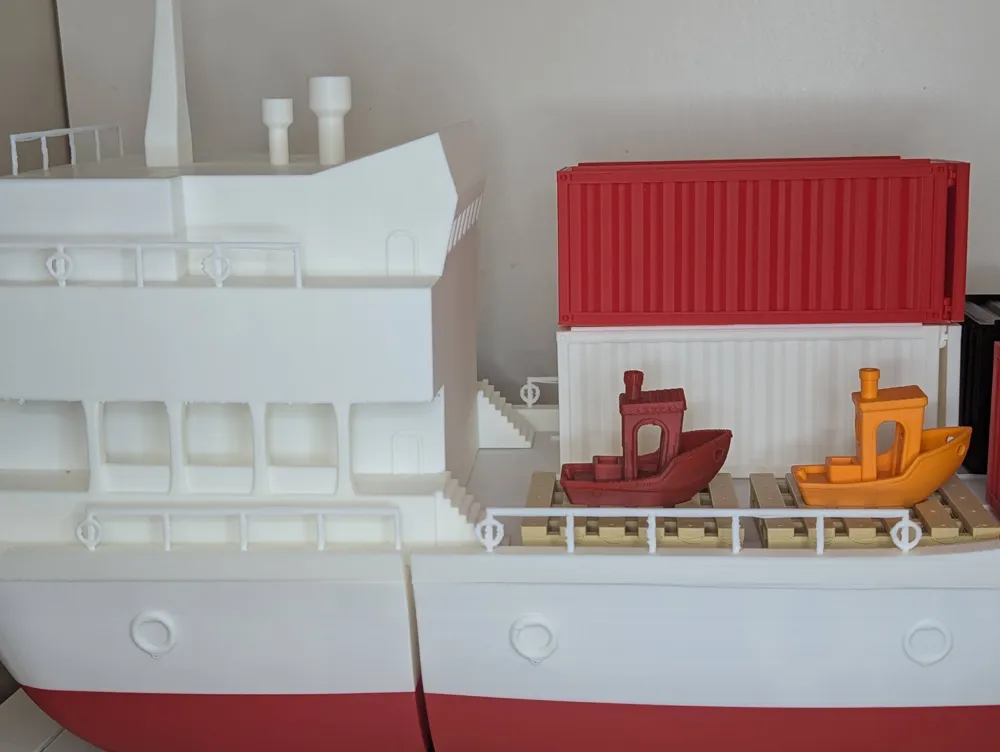 Benchy Cargo Ship - Free 3D Print Model - MakerWorld