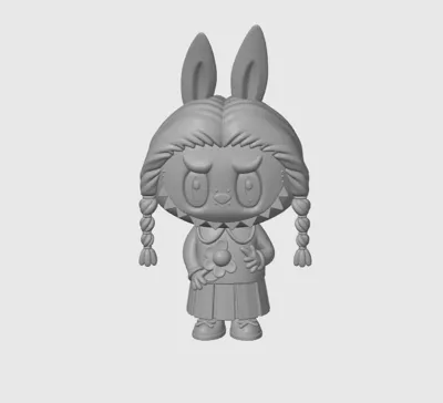 Labubu x Wednesday – Gothic Bunny Crossover by profus MakerWorld ...