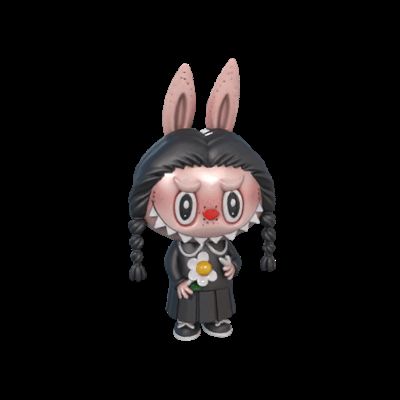 Labubu x Wednesday – Gothic Bunny Crossover by profus MakerWorld ...