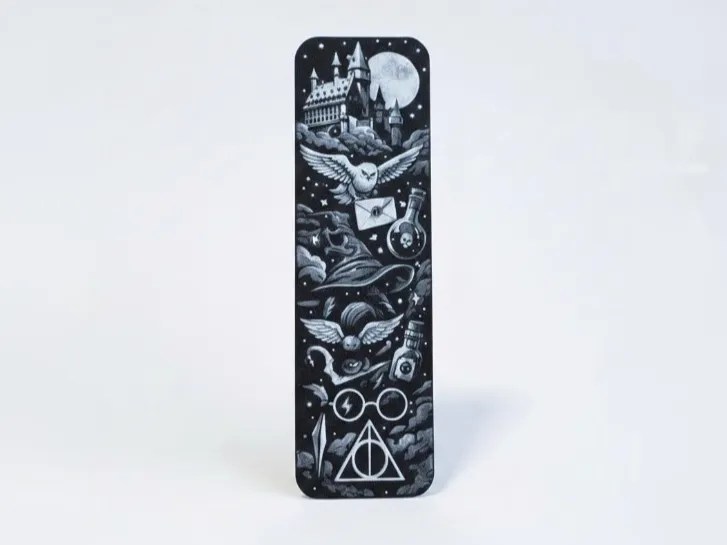 Harry Potter Themed Bookmark - HueForge - Free 3D Print Model - MakerWorld