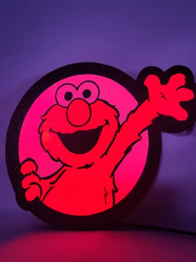 Elmo | LED Nightlight - Free 3D Print Model - MakerWorld