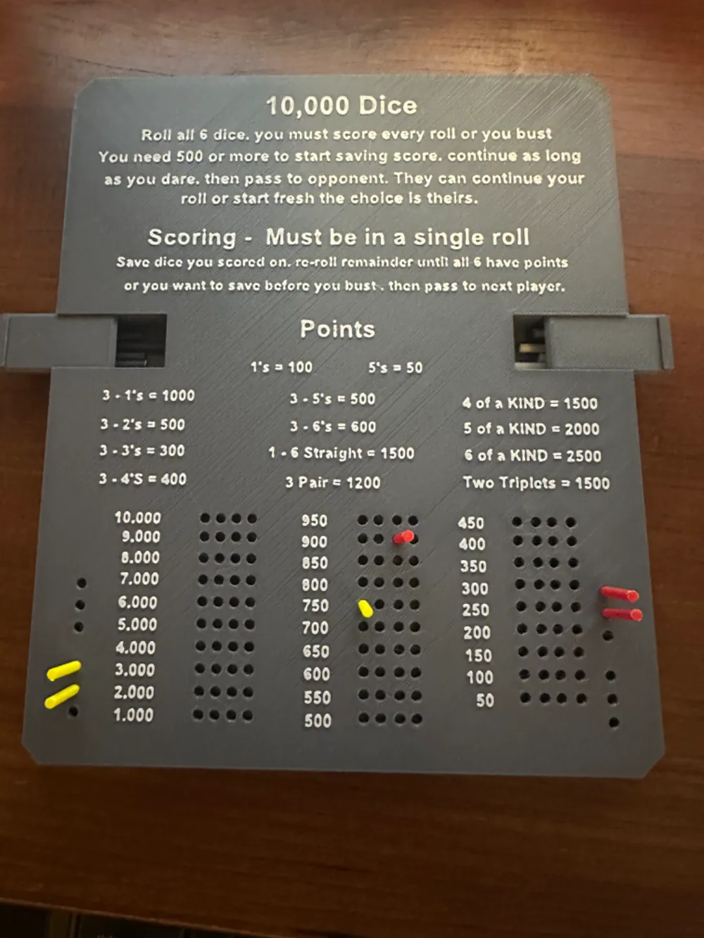 10,000 DICE GAME by TJSlayer - MakerWorld