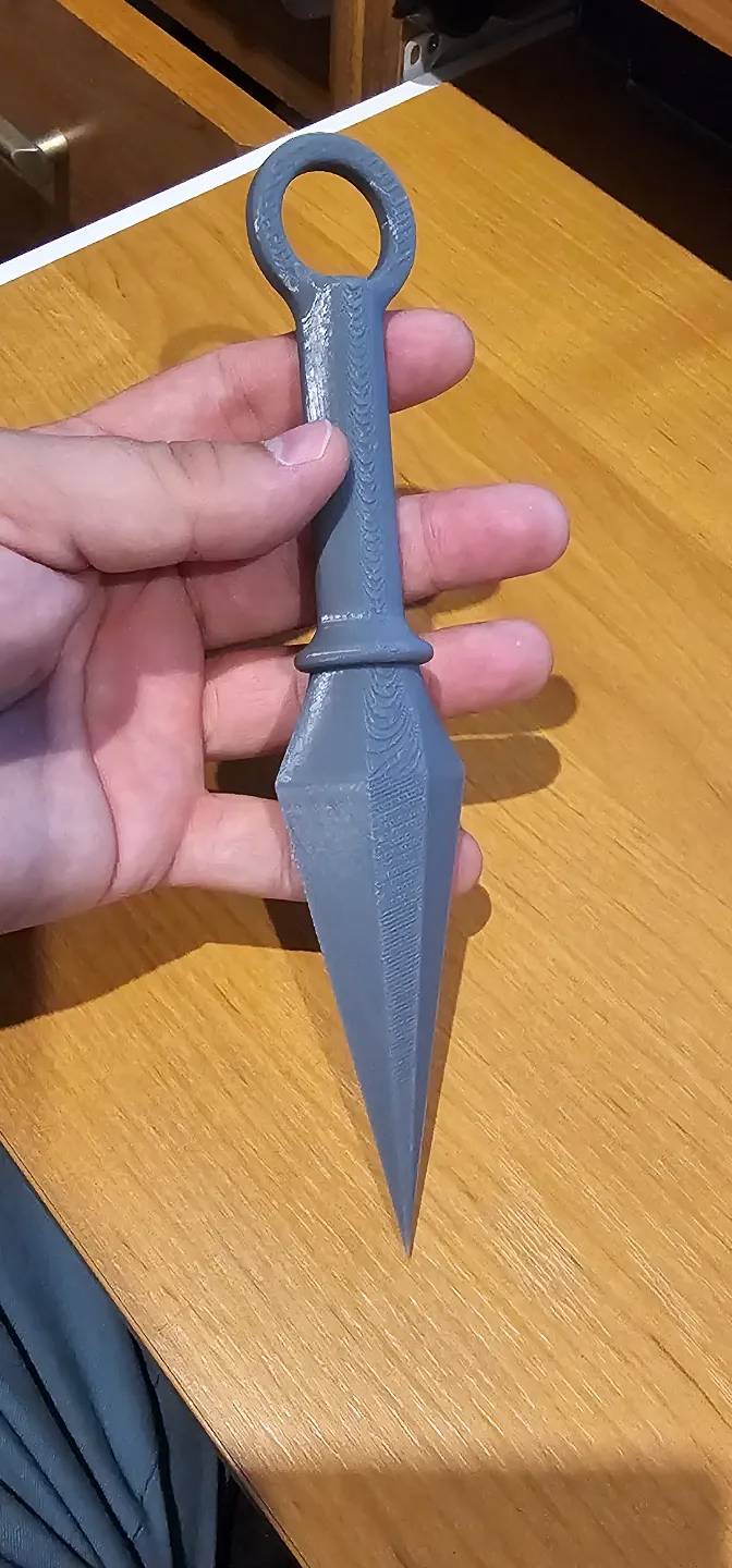 Sharp Kunai knife ninja weapon - 2 versions by Emashi MakerWorld ...