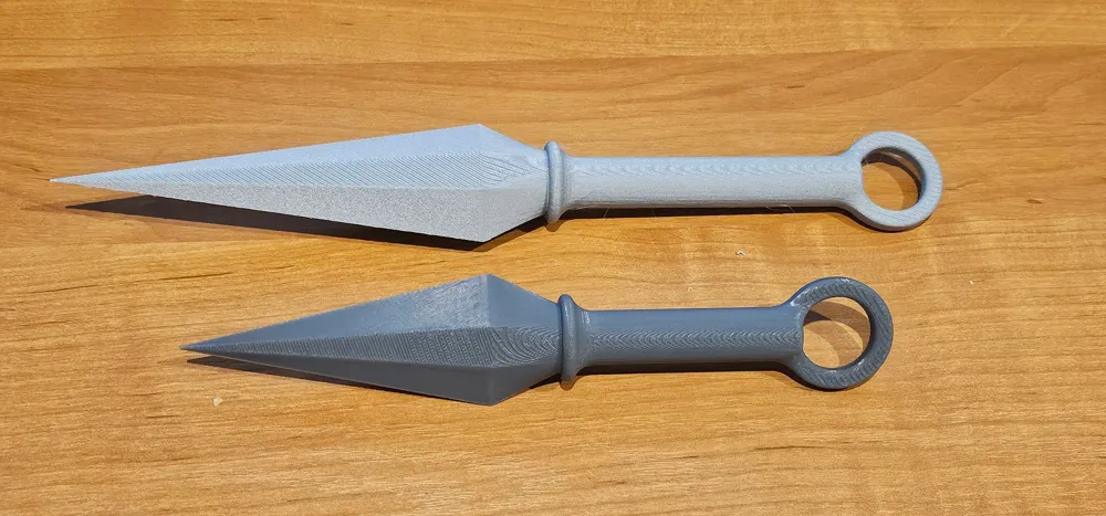 Sharp Kunai knife ninja weapon - 2 versions by Emashi MakerWorld ...