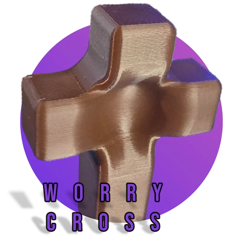 Worry Cross by TKB-3D - MakerWorld