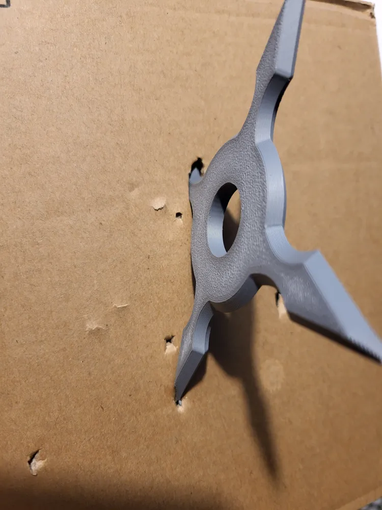 Ninja Throwing Star | Prints in Under 30 Min - Free 3D Print Model ...