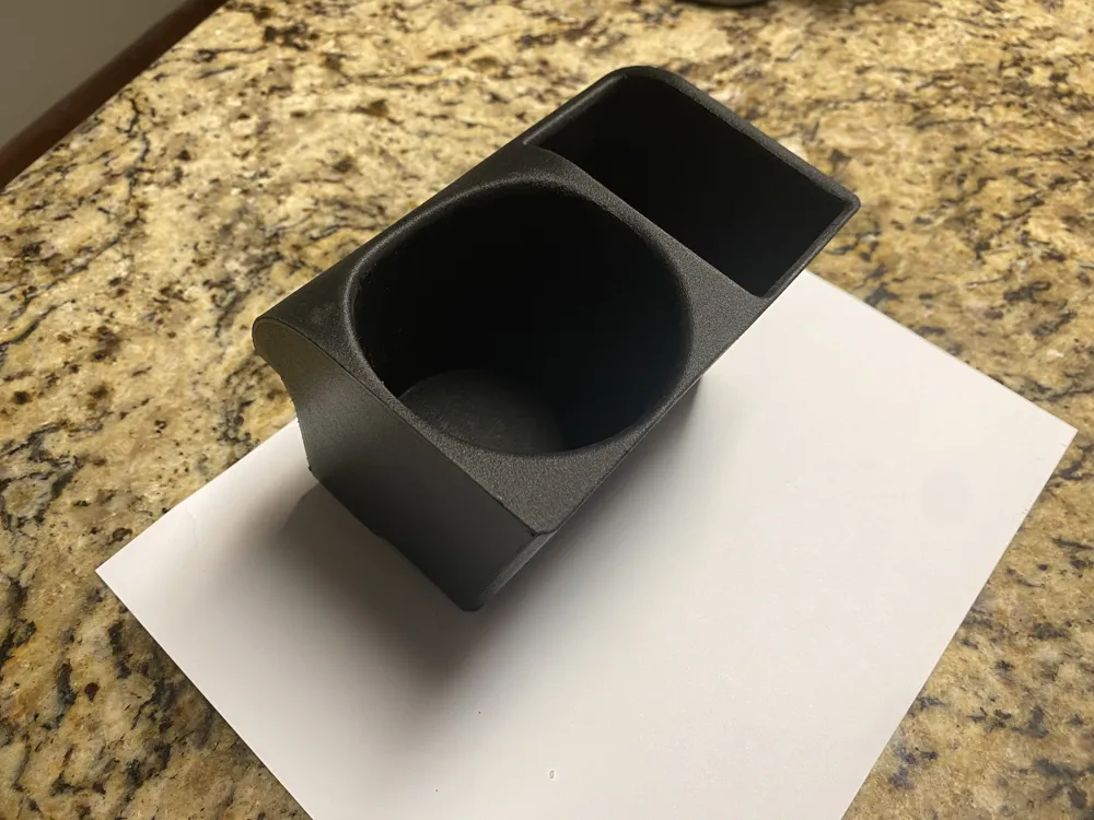 BMW E46 rear ashtray delete cup holder by jfantisMakerWorld: Download ...
