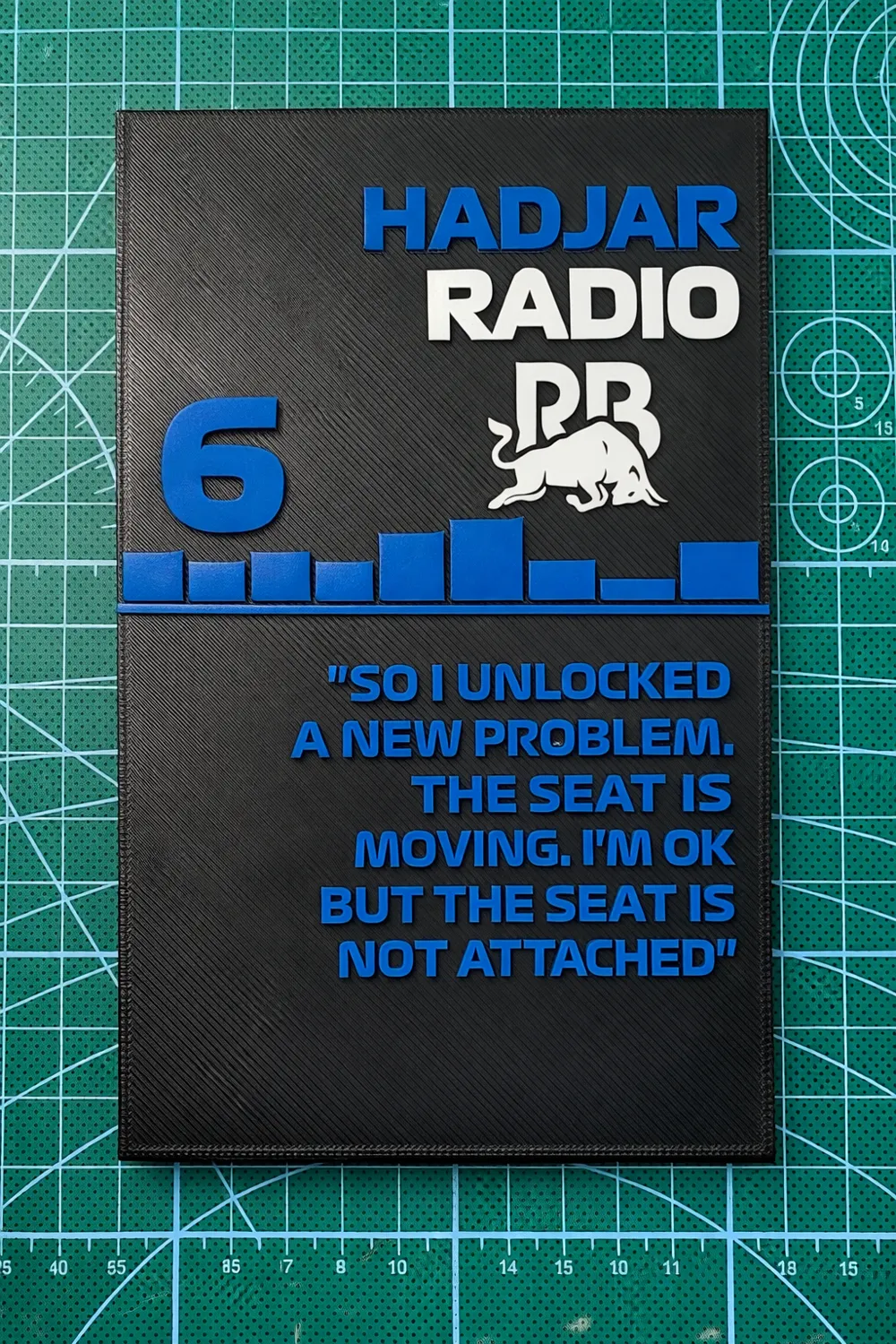 TEAM RADIO HADJAR 01 (2025) - Free 3D Print Model - MakerWorld