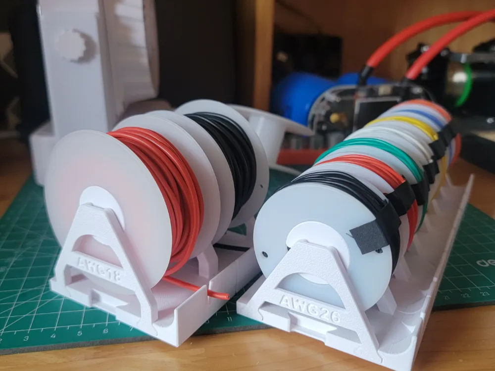 Wire rack and (small) spool holder - Free 3D Print Model - MakerWorld