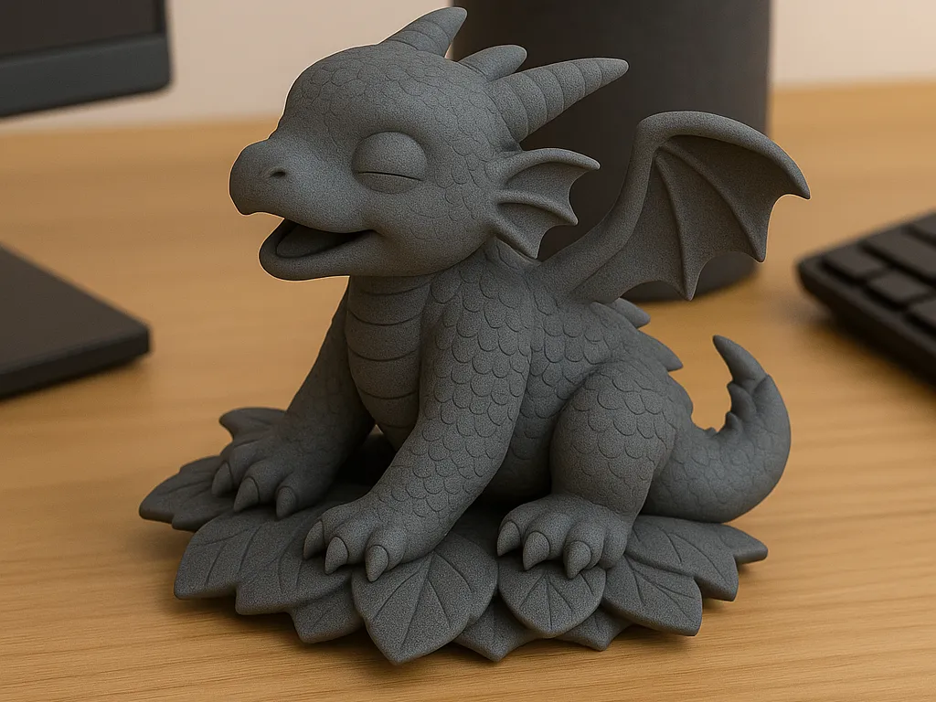 Dragon Buddy V2 – Desk Buddy Collection - Free 3D Print Model - MakerWorld