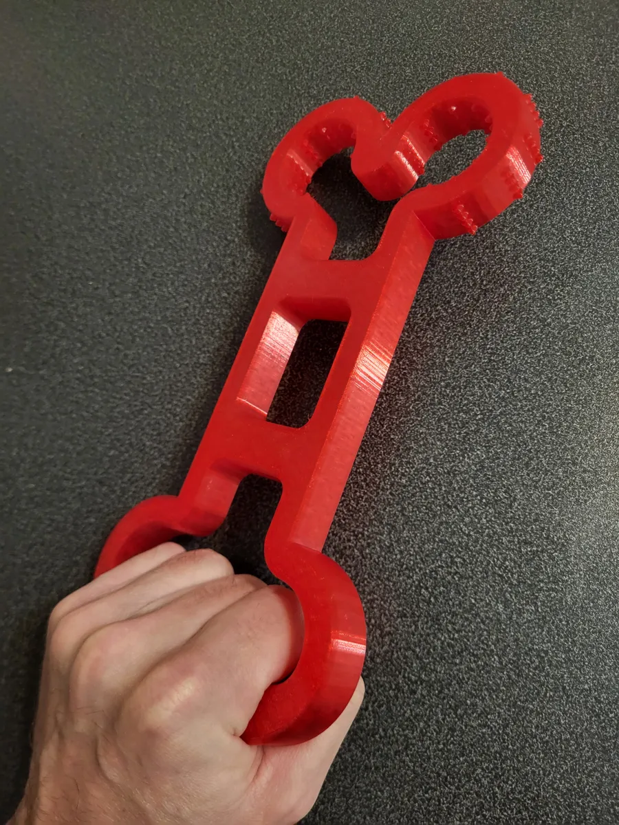 Mega Tug Bone - Dog Toy by Vulcain MakerWorld: Download Free 3D Models