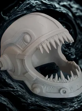 Casque Alien Punk – Masque de Cosplay Horreur Portable - Modèle d ...