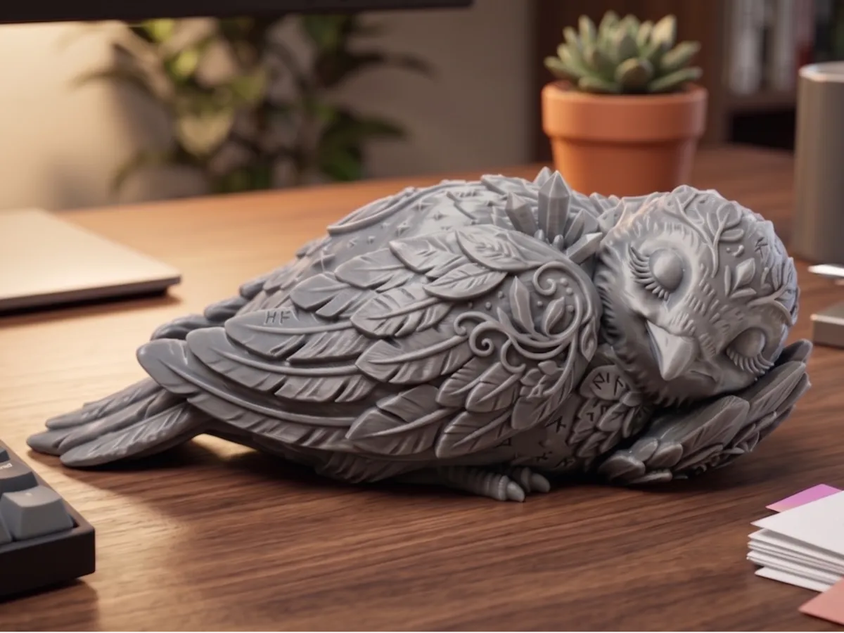 Sleeping Bird Series #2 Figure - Free 3D Print Model - MakerWorld