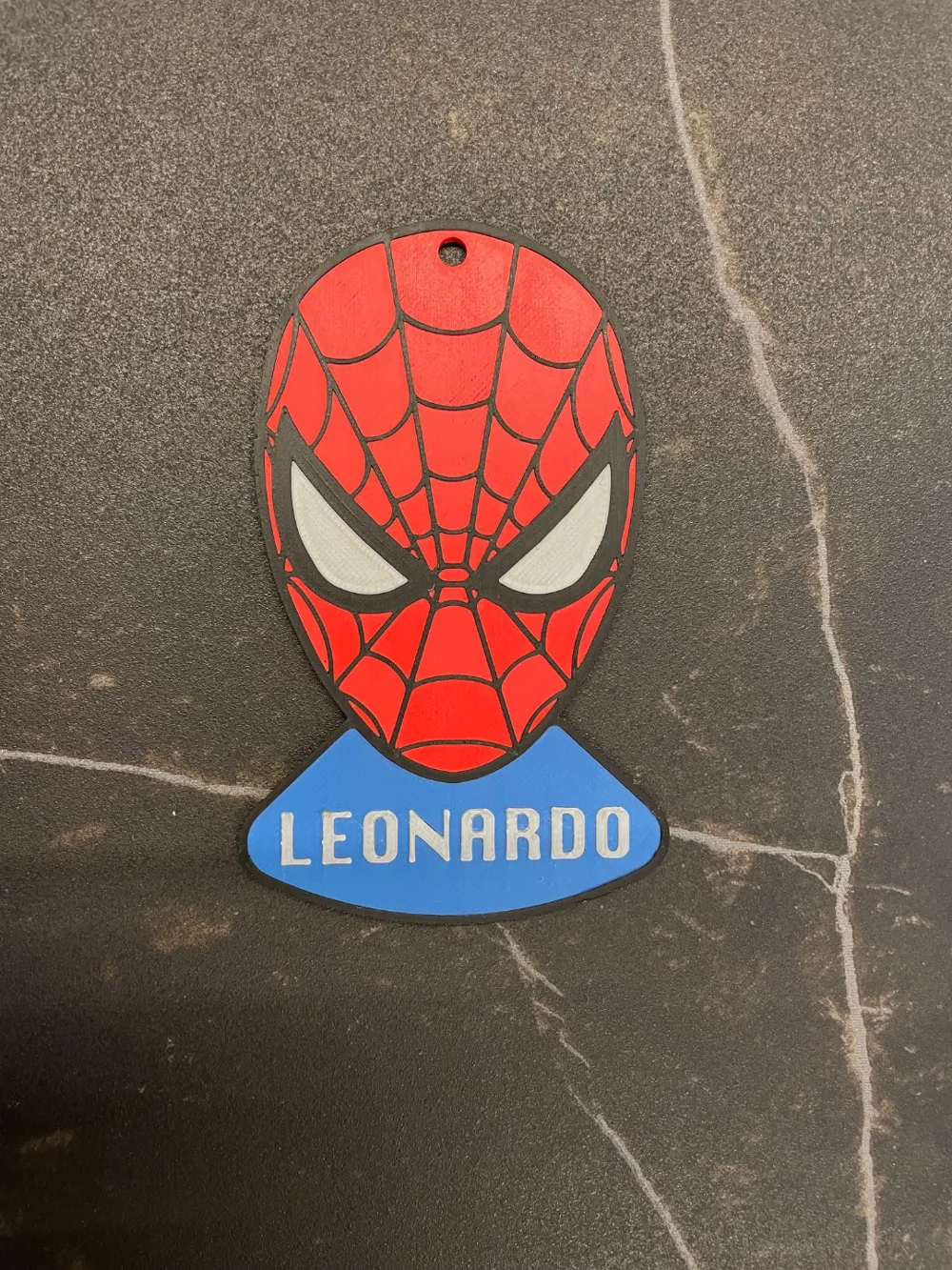 SpiderMan Tag Leonardo double face by Marco Tiburtini - MakerWorld