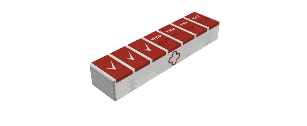 Accessible & Child-Safe Pill Box: Braille for Visually Impaired ...