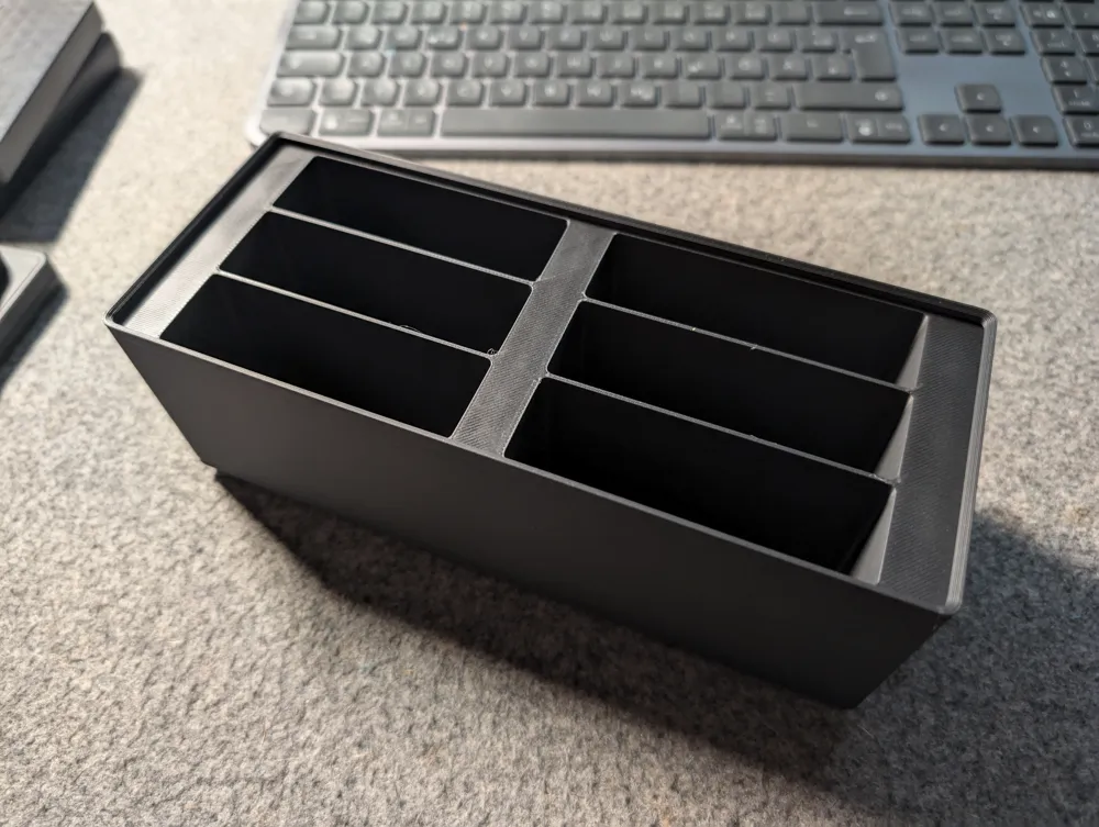 Gridfinity bin for external 6x 2,5" HDD; 2x5x10 by s.n_92 - MakerWorld