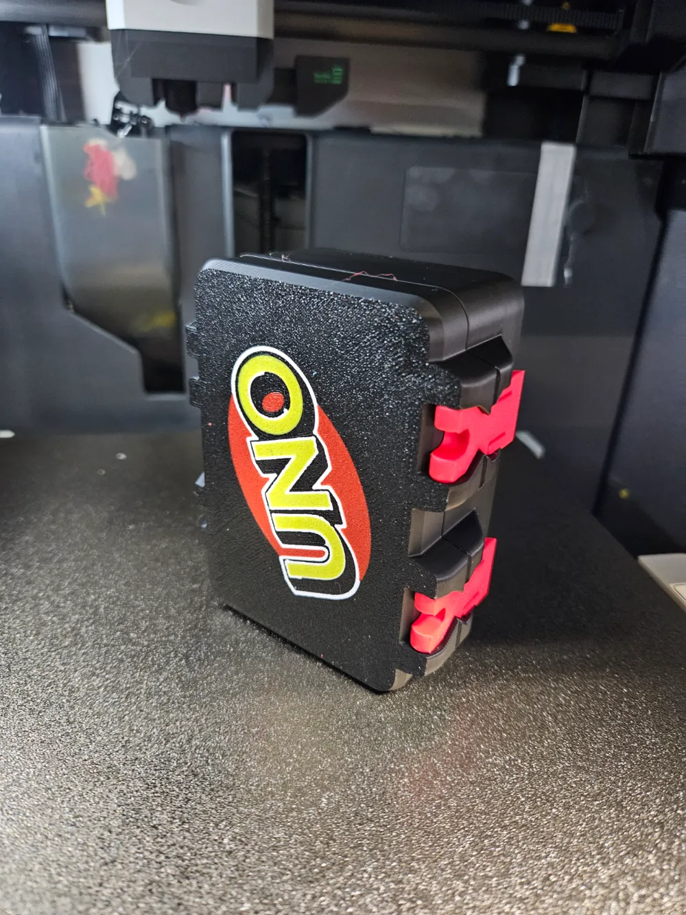 Uno Snaplock Card box with QR Code Remixed by Hergie Prints - MakerWorld