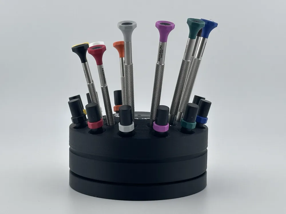 Screwdriver Carousel Stand for Bergeon Horotec - Free 3D Print Model ...