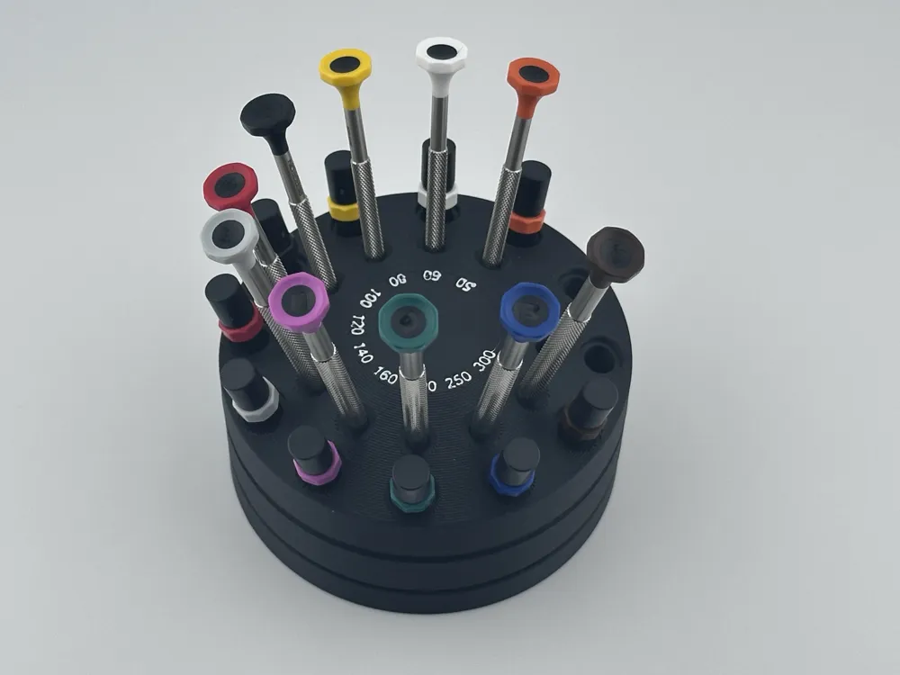 Screwdriver Carousel Stand for Bergeon Horotec - Free 3D Print Model ...
