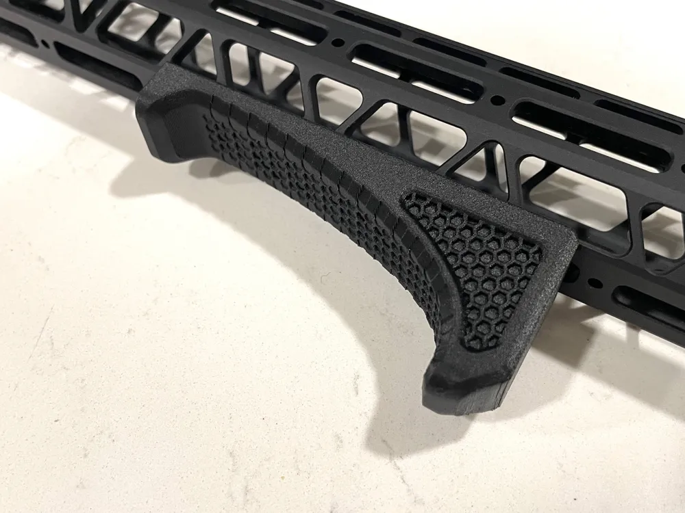 (Snap In) M-LOK Angled Fore Grip Hex Grip by Print Locker MakerWorld ...