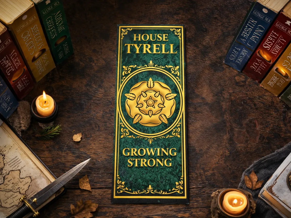 House Tyrell Book Mark - Game Of Thrones - Free 3D Print Model - MakerWorld