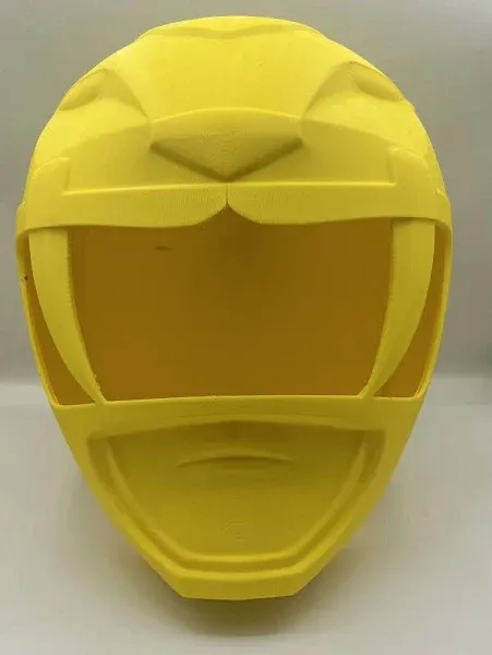 Yellow Power Ranger Helmet by Boink - MakerWorld