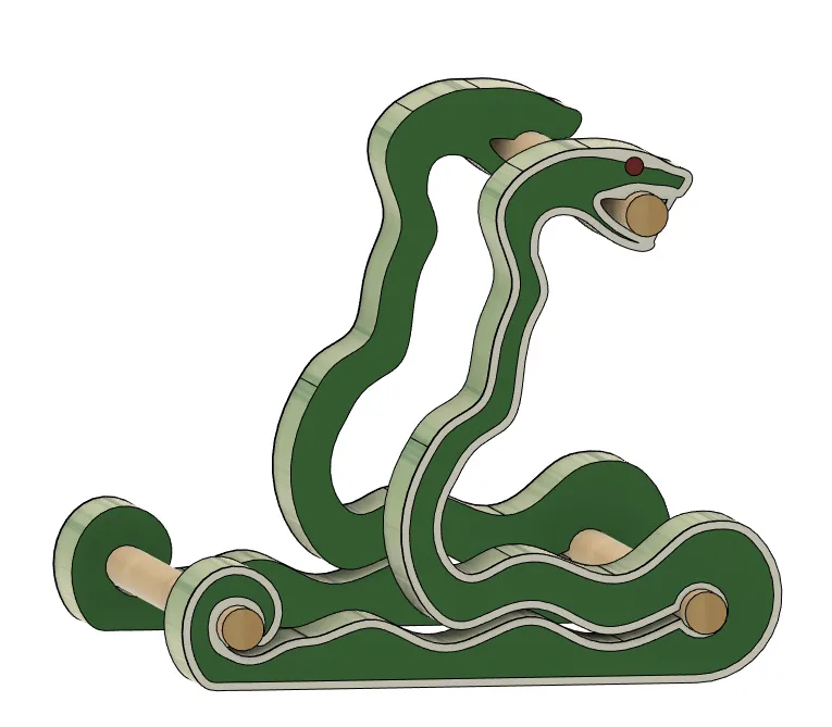 phone holder / snake / phone stand by Axl_Axlsn - MakerWorld