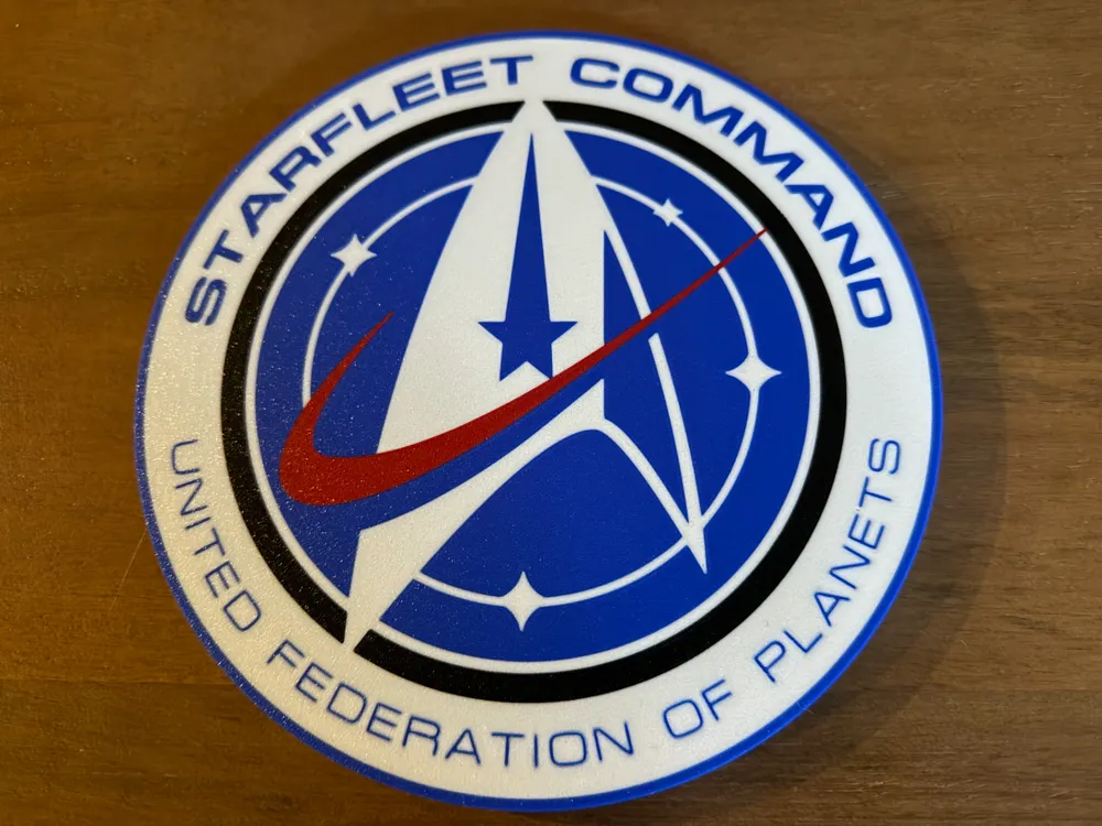 Star Trek - Starfleet Command Sign - Free 3D Print Model - MakerWorld