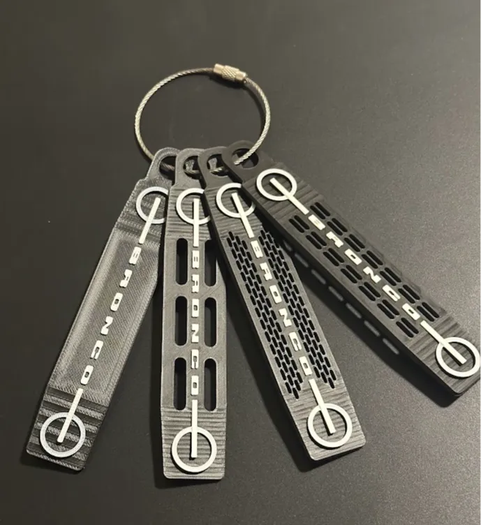 Ford Bronco Front Grille Keychain: Multiple Grille Designs - Free 3D ...