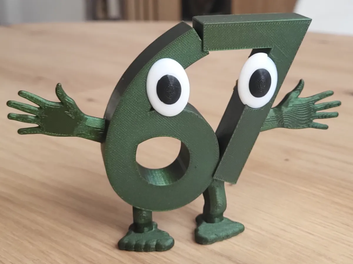 Six seven 67 merry rizzmas skibidi brainrot - Free 3D Print Model ...