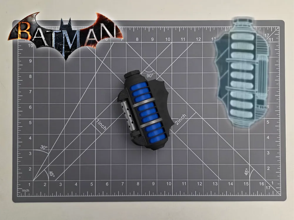 Batman Arkham Freeze Blast - Free 3D Print Model - MakerWorld