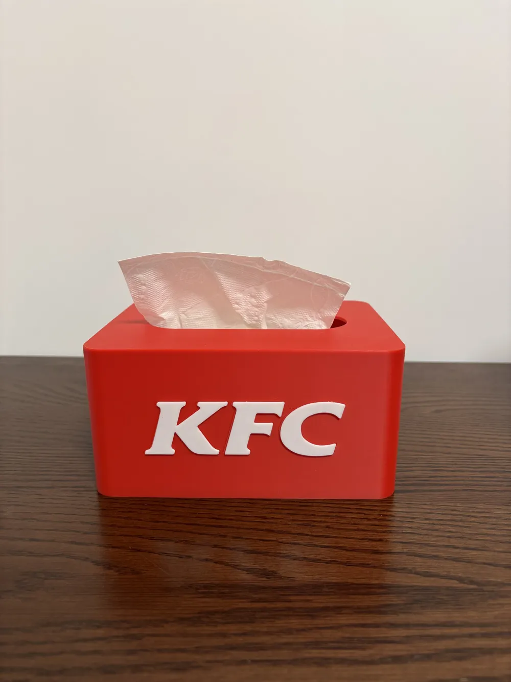 KFC shaped tissue box (pull-out tissue box) - Free 3D Print Model ...